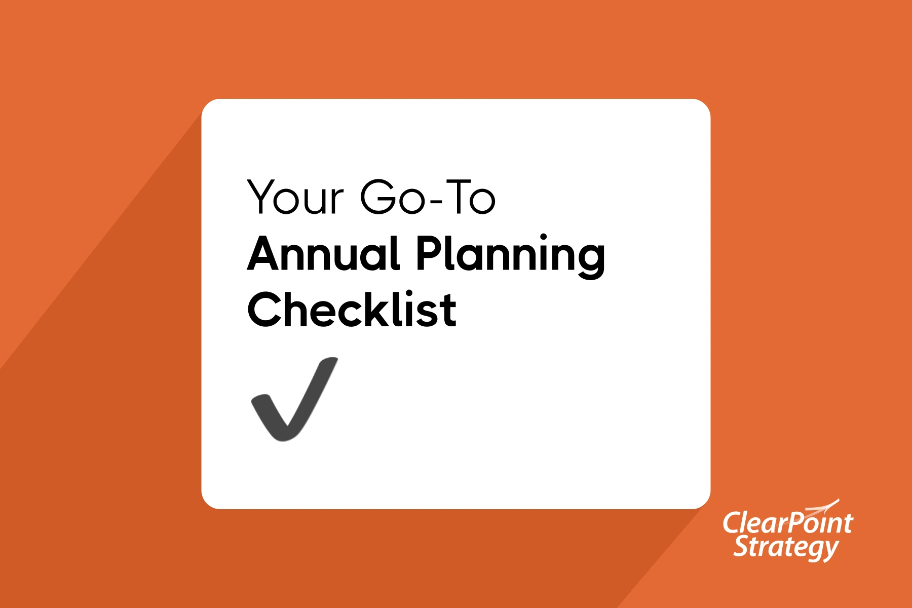 Step-By-Step Annual Planning Checklist Step-By-Step Annual Planning Checklist